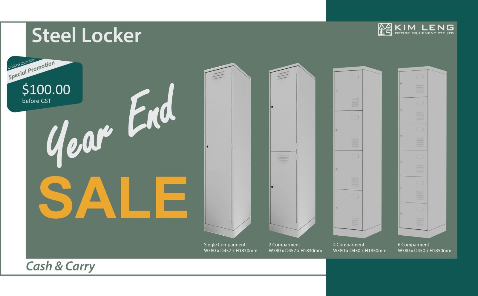Lockers Clearing - KIM LENG OFFICE EQUIPMENT PTE LTD